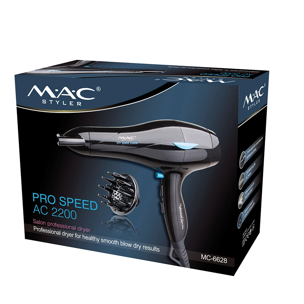 MAC STYLER PRO PRO SPEED AC 2200 SALON PROFESSIONAL DRYER | Jingles