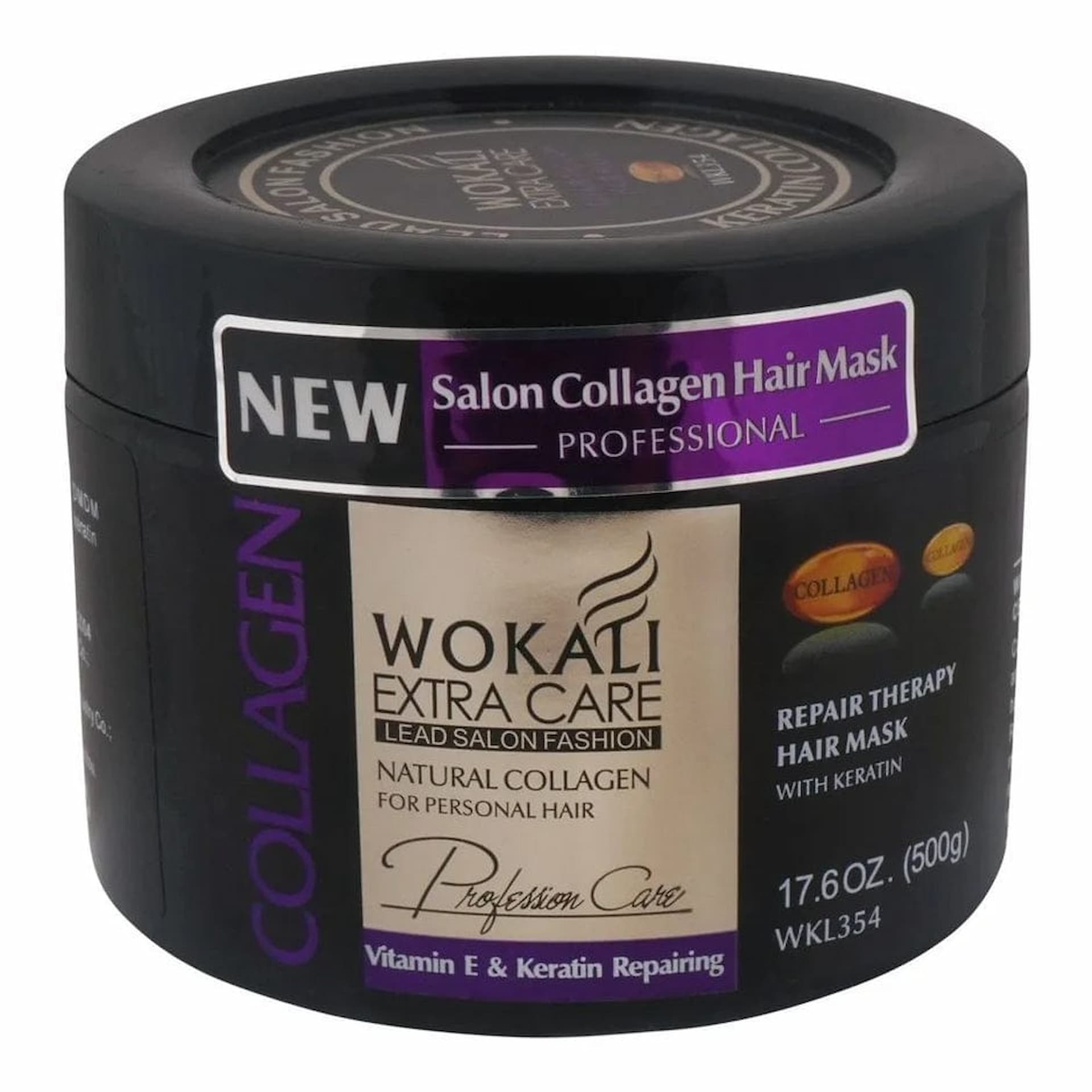 WOKALI EXTRA CARE NATURAL COLLAGEN FOR PROFESSIONAL HAIR 500G | Jingles