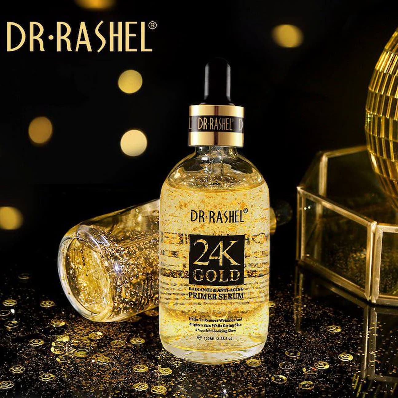 DR.RASHEL 24K GOLD RADIANCE & ANTI-AGING PRIMER SERUM 100ML | Jingles