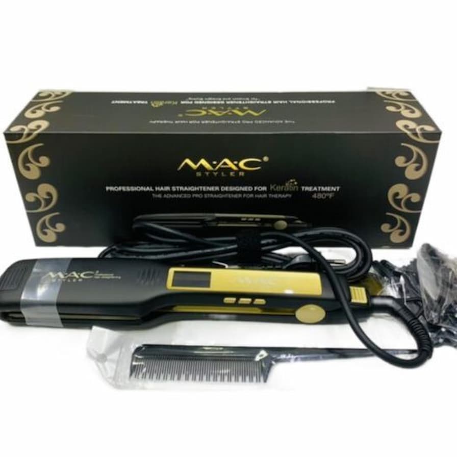 MAC STYLER PROFESSIONAL HAIR STRAIGHTENER FOR KERATIN TREATMENT MC-5517 ...